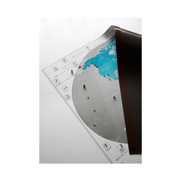 Magnetická mapa sveta The Future Mapping Company Commemorative World ...