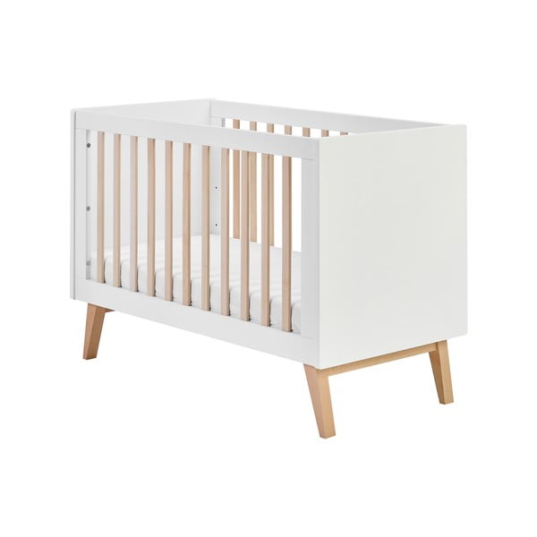 Biela detská komoda so zásuvkami Pinio Swing, 100 x 92 cm | Bonami